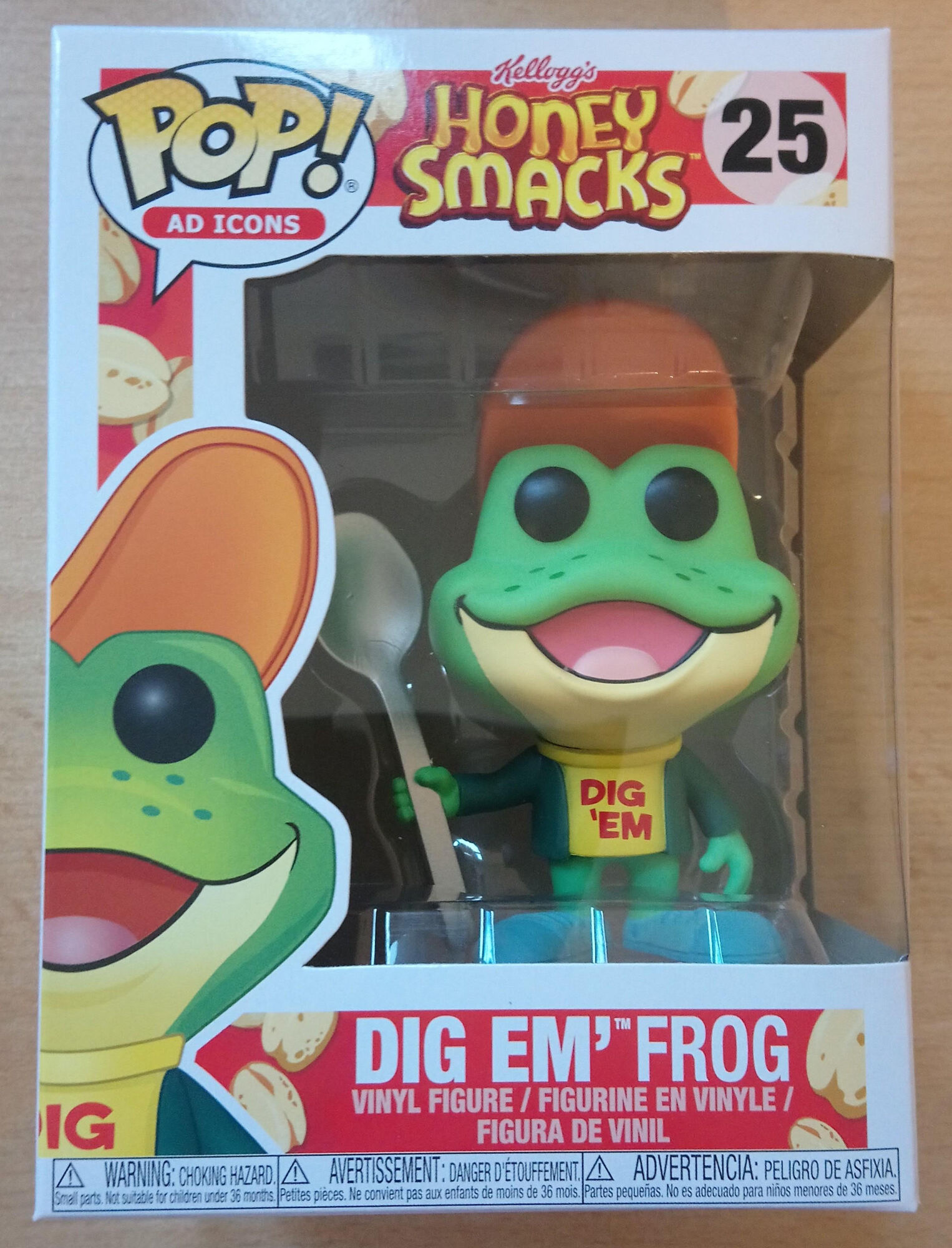 #25 Dig Em' Frog - Ad Icons - Honey Smacks – Funko Pops