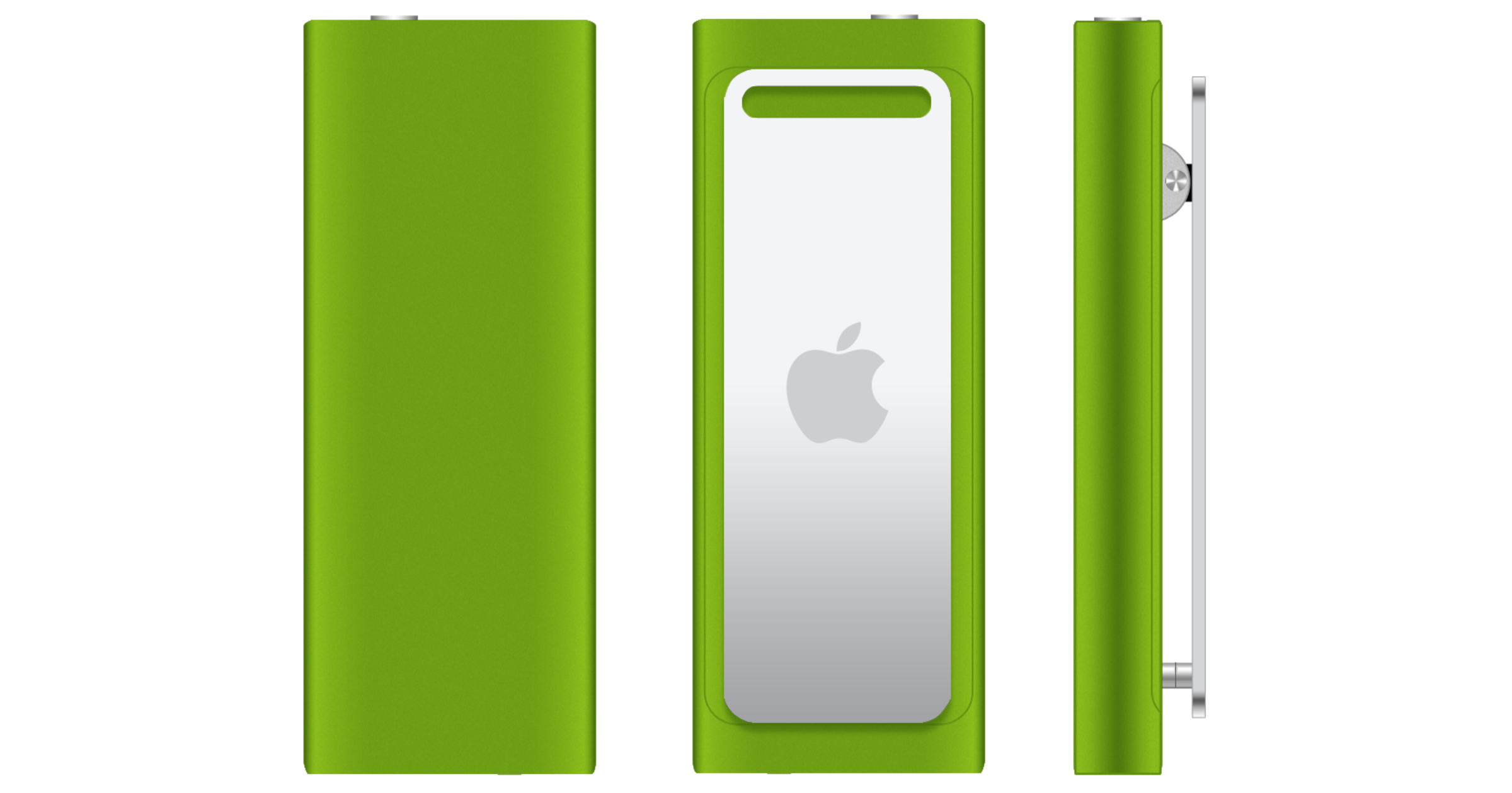 Apple iPod Shuffle 3rd Generation 2GB Green – Apple, Tech