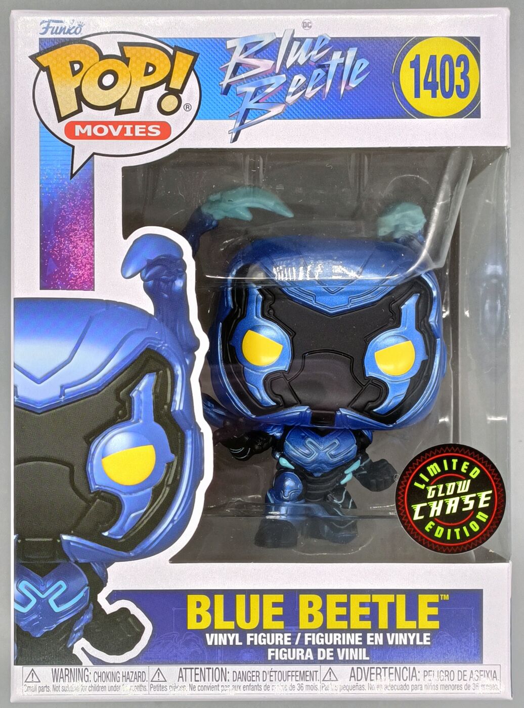 #1403 Blue Beetle - Chase - DC - Blue Beetle – Funko Pops