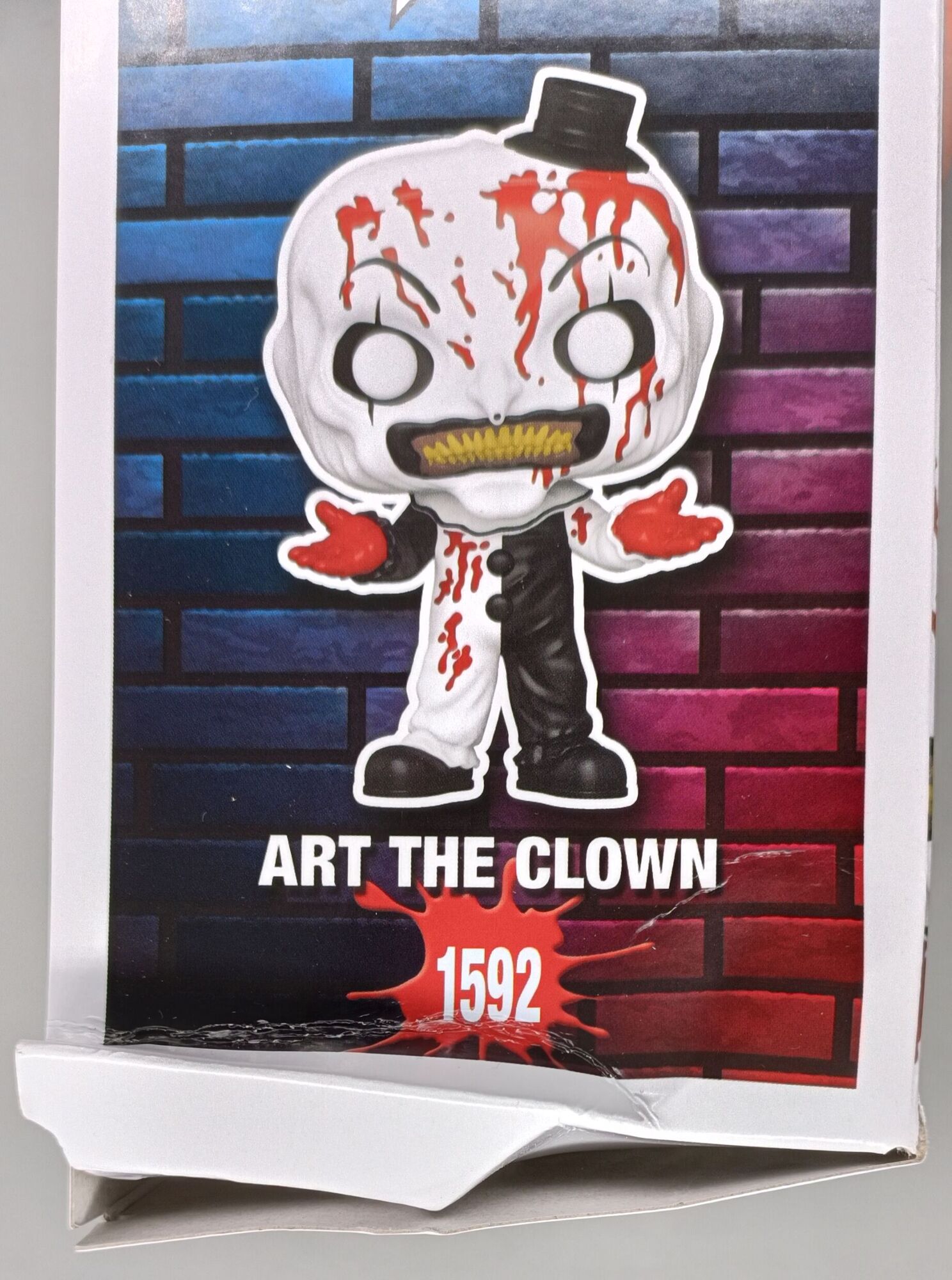 #1592 Art the Clown (Bloody) - Terrifier - Horror - DAMAGED – Funko Pops