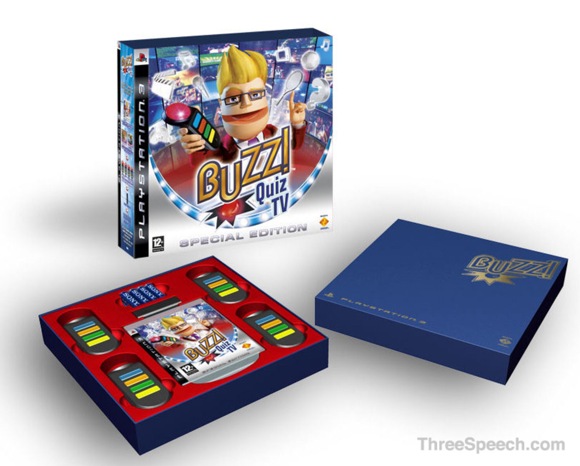 Buzz! Quiz TV Special Edition with Wireless Buzzers – PlayStation