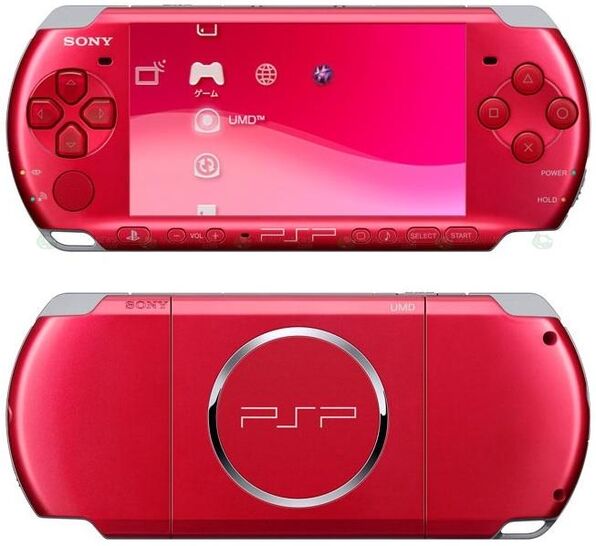 Psp 3000 Radiant Red